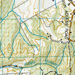 MAKARAU FOREST, Auckland - NZ Topo Map