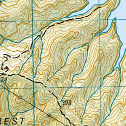 Lake Rotorangi, Taranaki - NZ Topo Map