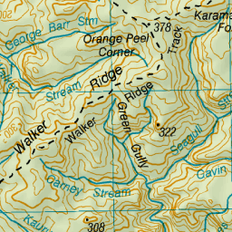 Walker Ridge Track, Auckland - NZ Topo Map