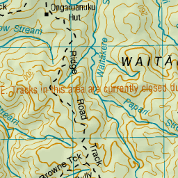 Waitakere Stream, Auckland - NZ Topo Map