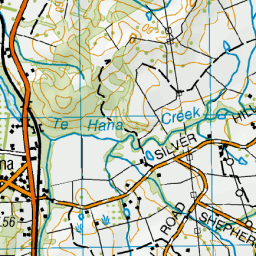 Te Hana, Auckland - NZ Topo Map