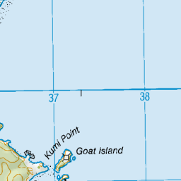 Goat Island, Northland - NZ Topo Map