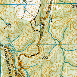 Matau Stream, Taranaki - NZ Topo Map