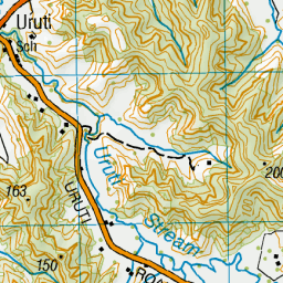 Uruti, Taranaki - NZ Topo Map