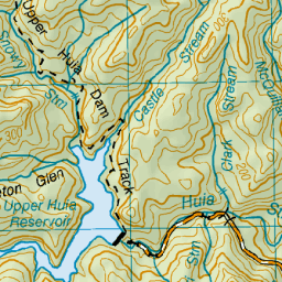 Upper Huia Dam Track, Auckland - NZ Topo Map