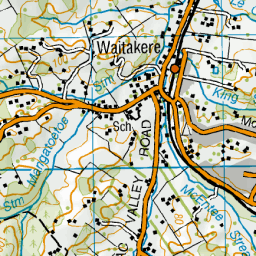 Waitakere, Auckland - NZ Topo Map