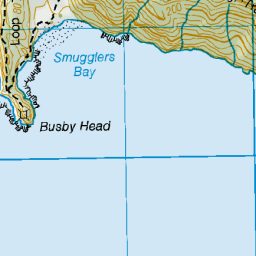 Smugglers Bay, Northland - NZ Topo Map