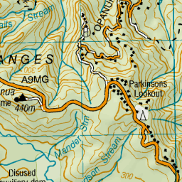Mander Stream, Auckland - NZ Topo Map