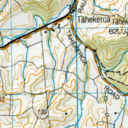 Tahekeroa, Auckland - NZ Topo Map