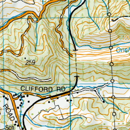 Onehunga Stream, Auckland - NZ Topo Map