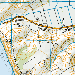 Hamiltons Gap, Auckland - NZ Topo Map