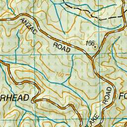 RIVERHEAD FOREST, Auckland - NZ Topo Map