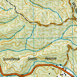 Sunnybrook Reserve, Auckland - NZ Topo Map