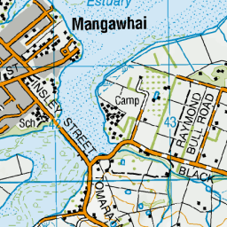 Mangawhai, Northland - NZ Topo Map