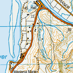 Awakino, Waikato - NZ Topo Map