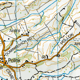 Pollok, Auckland - NZ Topo Map