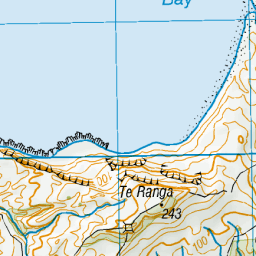 Te Ranga, Waikato - NZ Topo Map