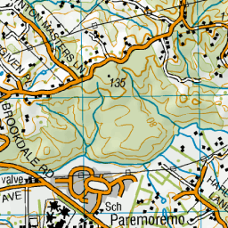 Paremoremo, Auckland - NZ Topo Map