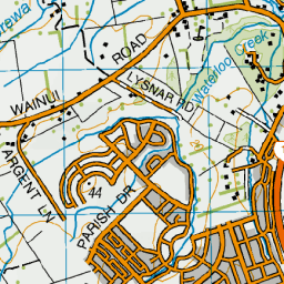Orewa River, Auckland - NZ Topo Map