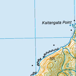 Kaitangata Point, Waikato - NZ Topo Map