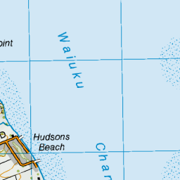 Waiuku Channel, Auckland - NZ Topo Map