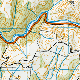 Awakino River, Waikato - NZ Topo Map