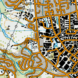 Oteha Stream, Auckland - NZ Topo Map
