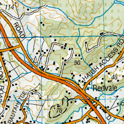 Redvale, Auckland - NZ Topo Map