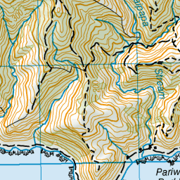 Pariwhero/Red Rocks, Wellington - NZ Topo Map