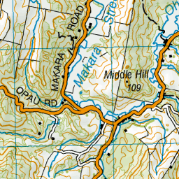 Makara Stream, Wellington - NZ Topo Map