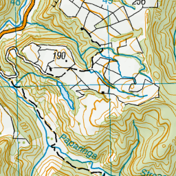 Paparinga Stream, Taranaki - NZ Topo Map
