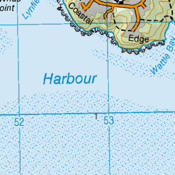 Manukau Harbour, Auckland - NZ Topo Map