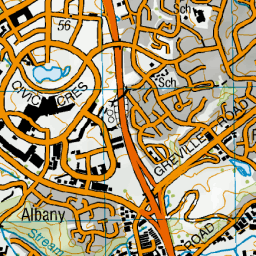 Albany, Auckland - NZ Topo Map