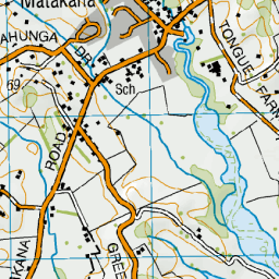 Matakana, Auckland - NZ Topo Map