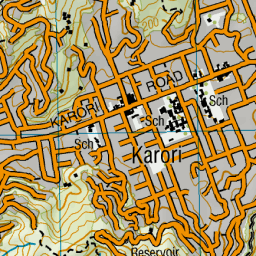 Karori, Wellington - NZ Topo Map