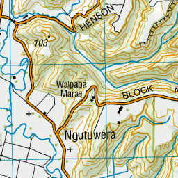 Waipapa Marae, Taranaki - NZ Topo Map