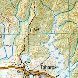 Taharoa, Waikato - NZ Topo Map
