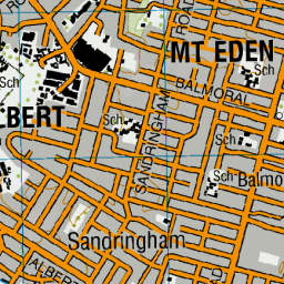 MOUNT EDEN, Auckland - NZ Topo Map