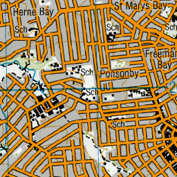 Ponsonby, Auckland - NZ Topo Map