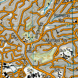 Rothesay Bay, Auckland - NZ Topo Map