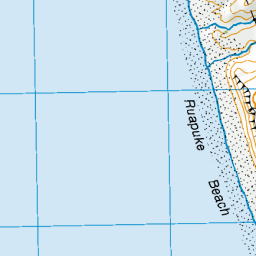 Ruapuke Beach, Waikato - NZ Topo Map