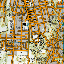 Berhampore, Wellington - NZ Topo Map
