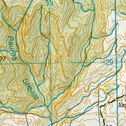 Rauroa Stream, Waikato - NZ Topo Map