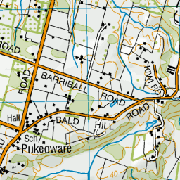 Pukeoware, Auckland - NZ Topo Map