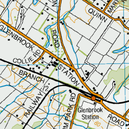 Glenbrook Station, Auckland - NZ Topo Map
