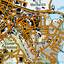 Parnell, Auckland - NZ Topo Map