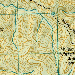 Matemateaonga Track, Taranaki - NZ Topo Map