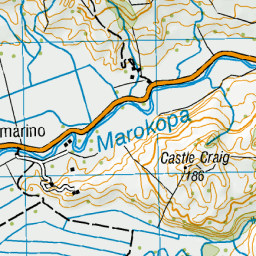 Marokopa River, Waikato - NZ Topo Map