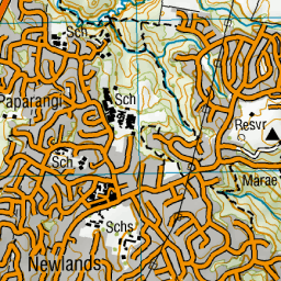 Paparangi, Wellington - NZ Topo Map