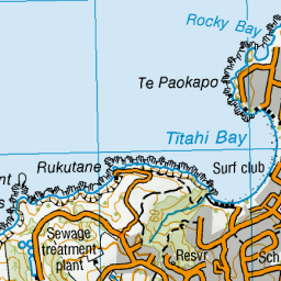 Rocky Bay, Wellington - NZ Topo Map